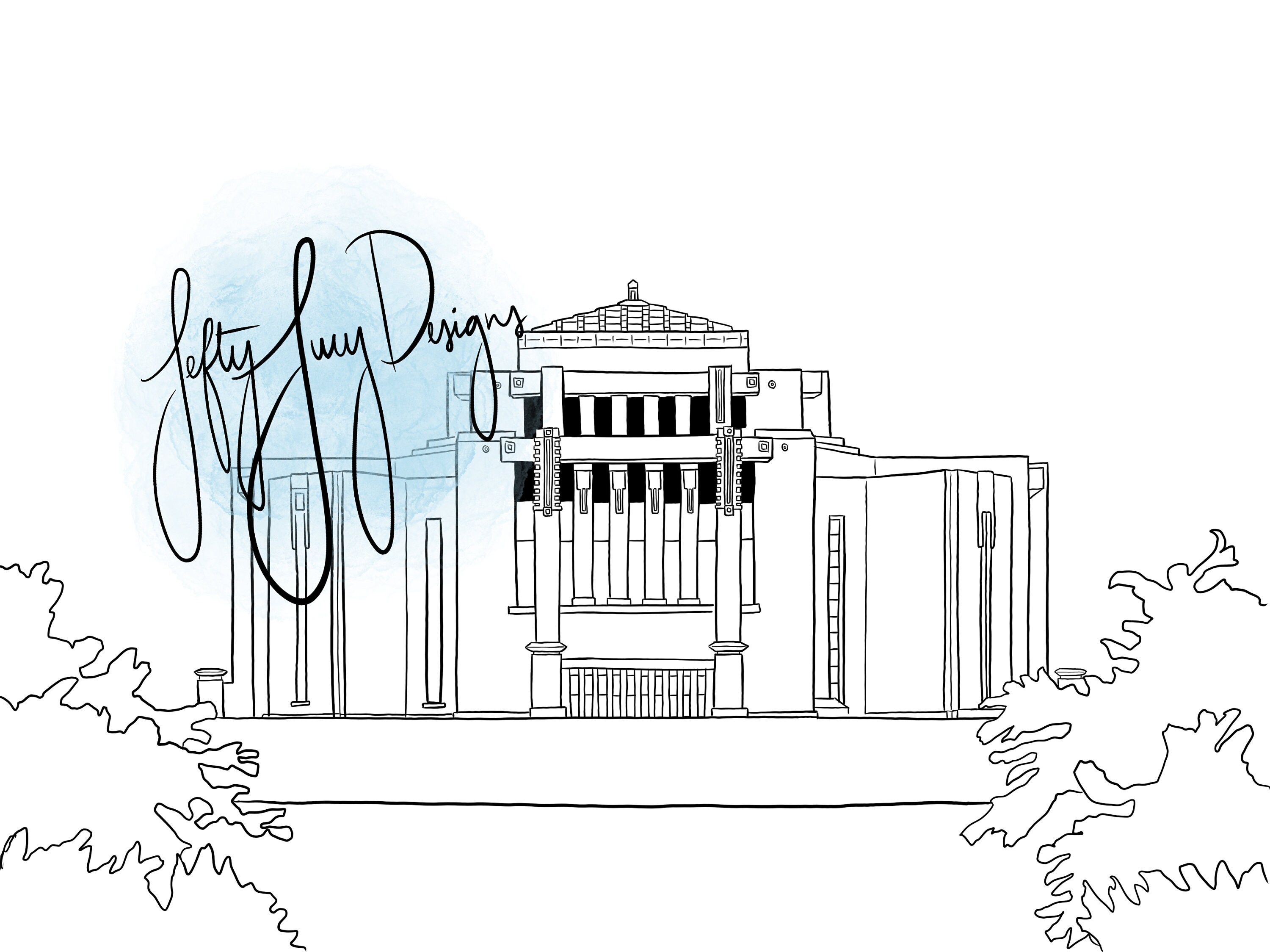 Cardston, Canada LDS Temple - Digital Print - Etsy