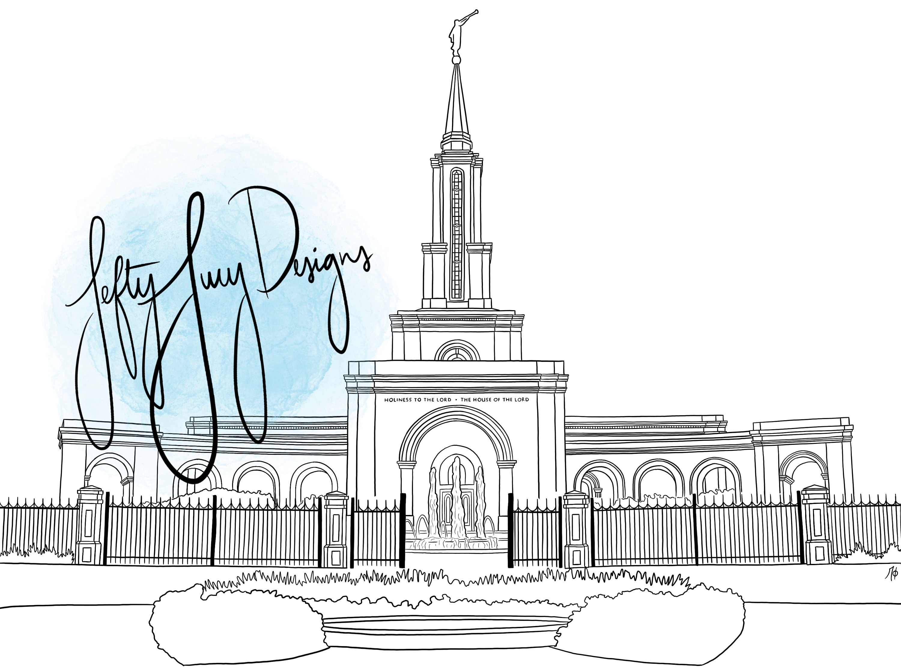 Sacramento, California LDS Temple - Digital Print - Etsy