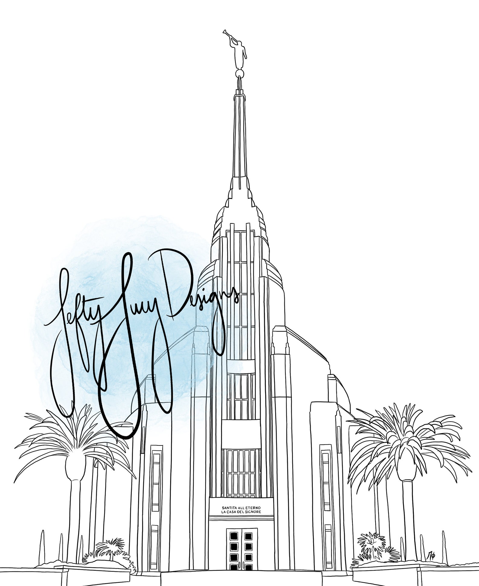 Rome, Italy LDS Temple - Digital Print - Etsy Australia