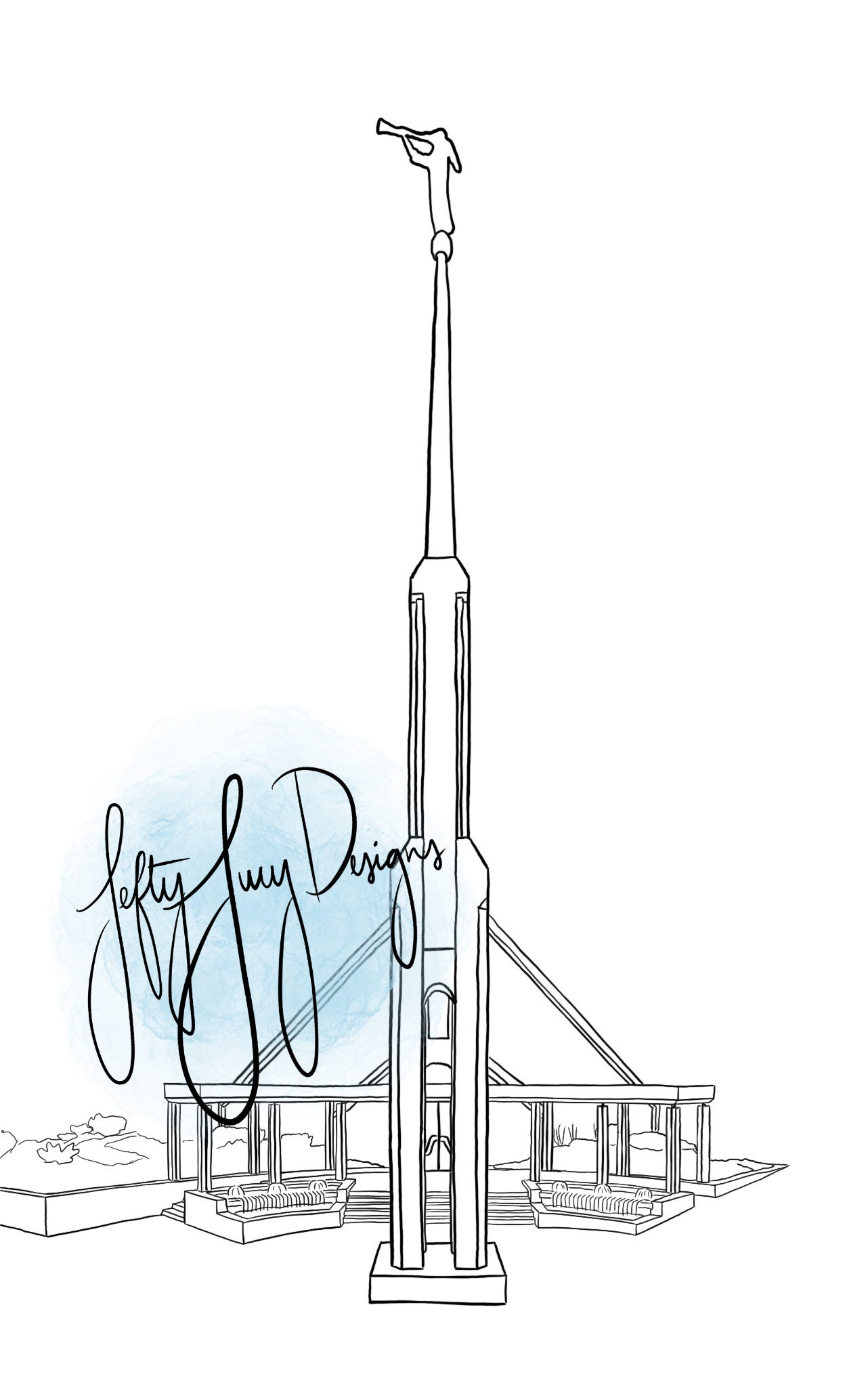 Frankfurt, Germany LDS Temple - Digital Print - Etsy