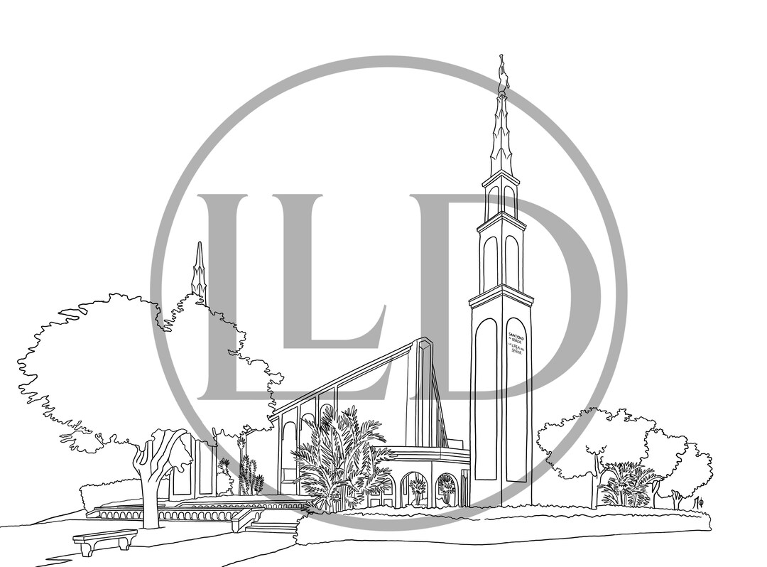 Lima, Peru LDS Temple - Digital Print - Etsy