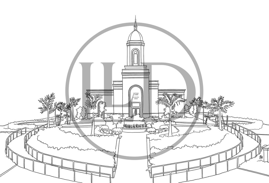 San Juan, Puerto Rico LDS Temple - Digital Print - Etsy