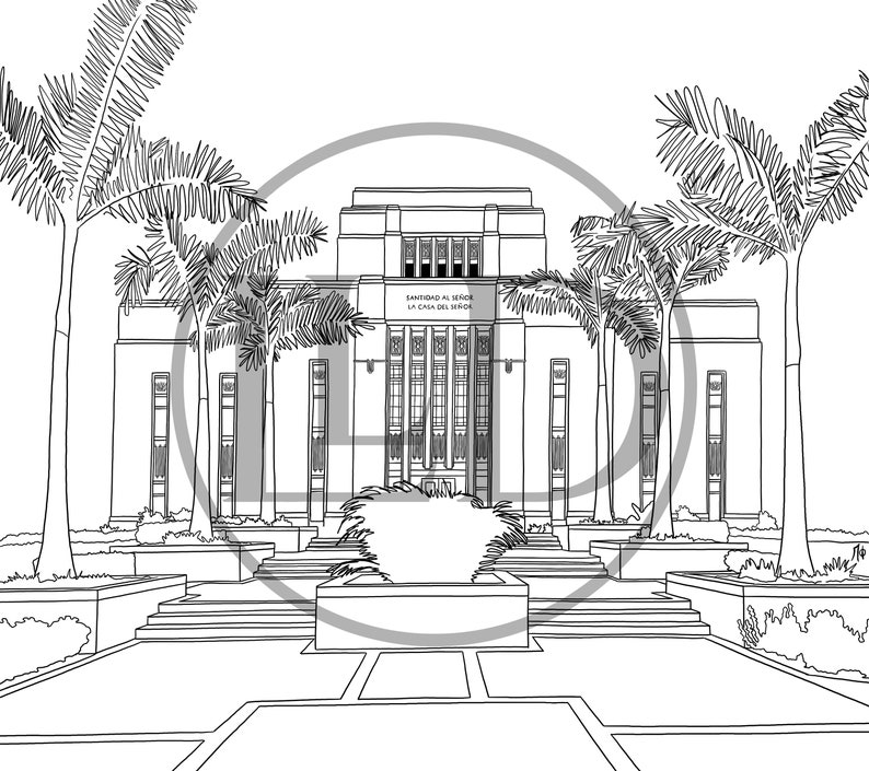Lima Los Olivos, Peru LDS Temple - Digital Print - Etsy