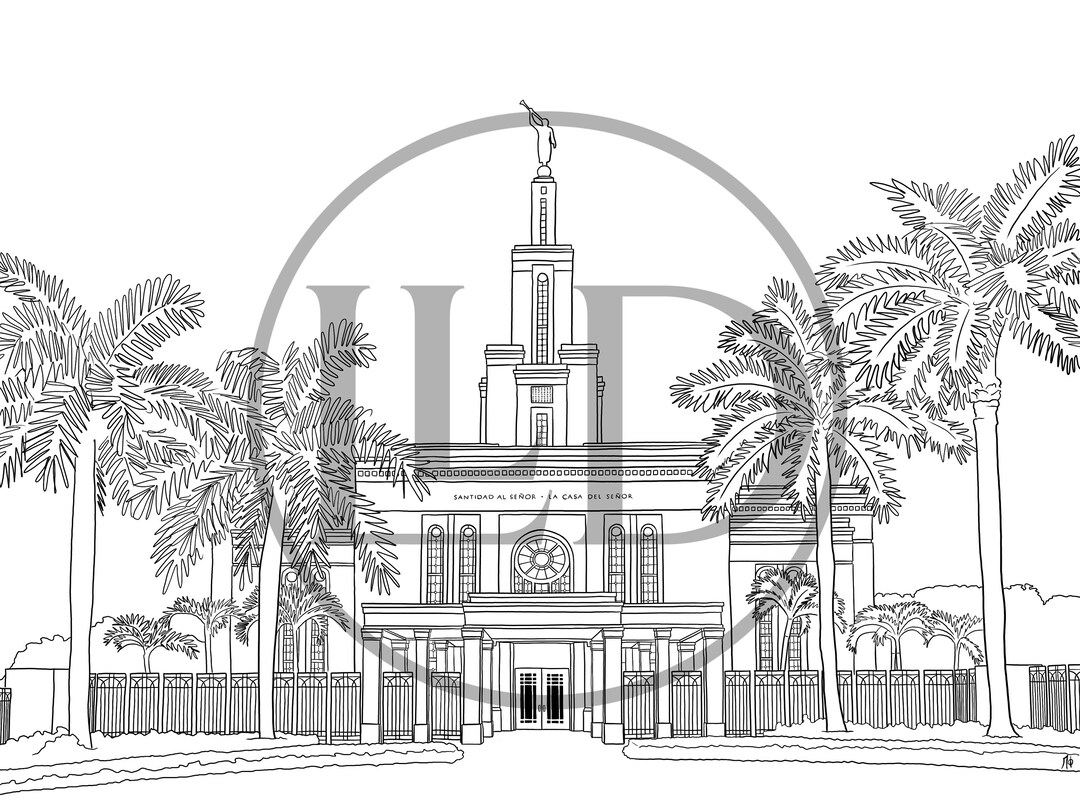 Panama City, Panama LDS Temple - Digital Print - Etsy