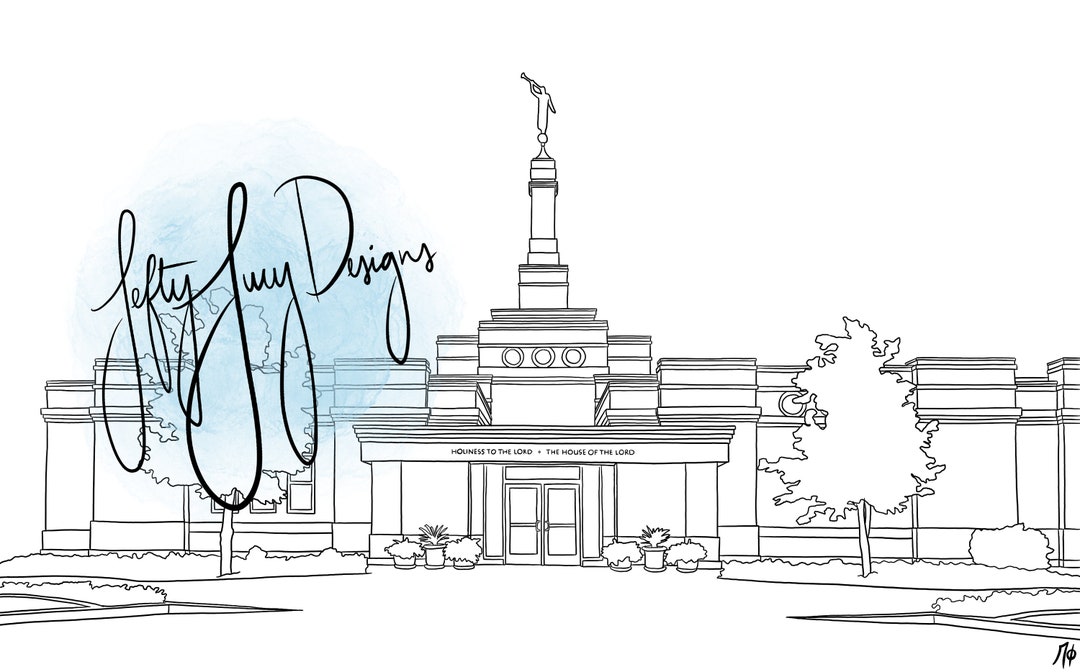 Regina, Canada LDS Temple - Digital Print - Etsy