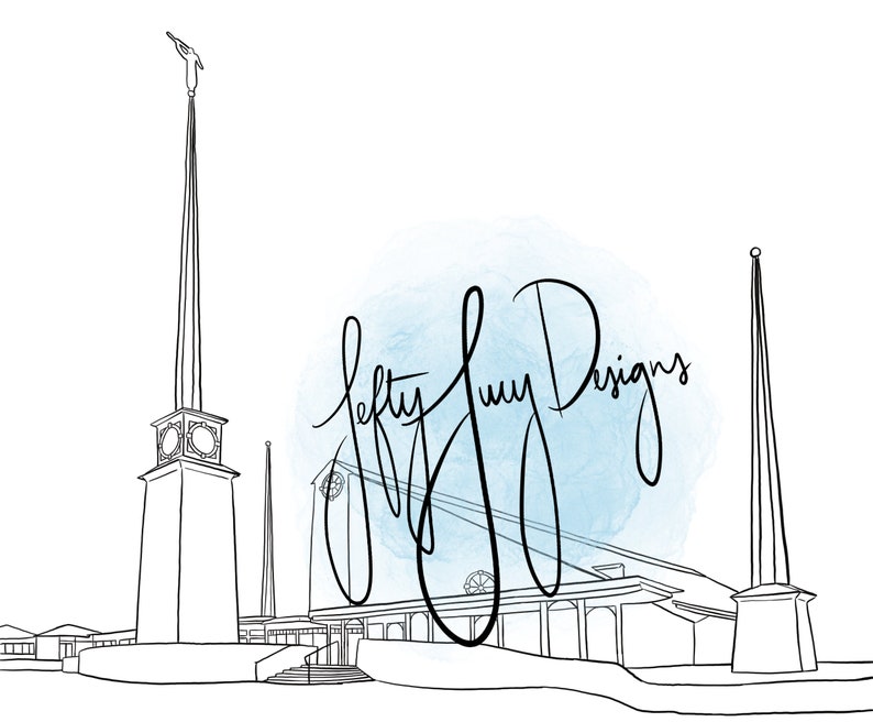 Stockholm, Sweden LDS Temple - Digital Print - Etsy