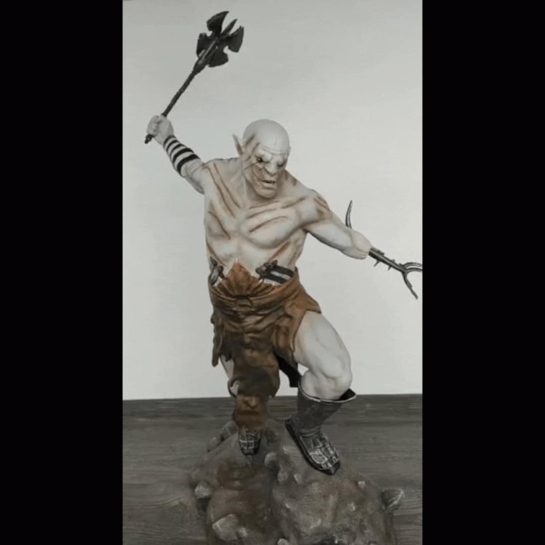 Figur Azog - Der Herr der Ringe - 3D-Druck - Harz - Minis-Druck ...