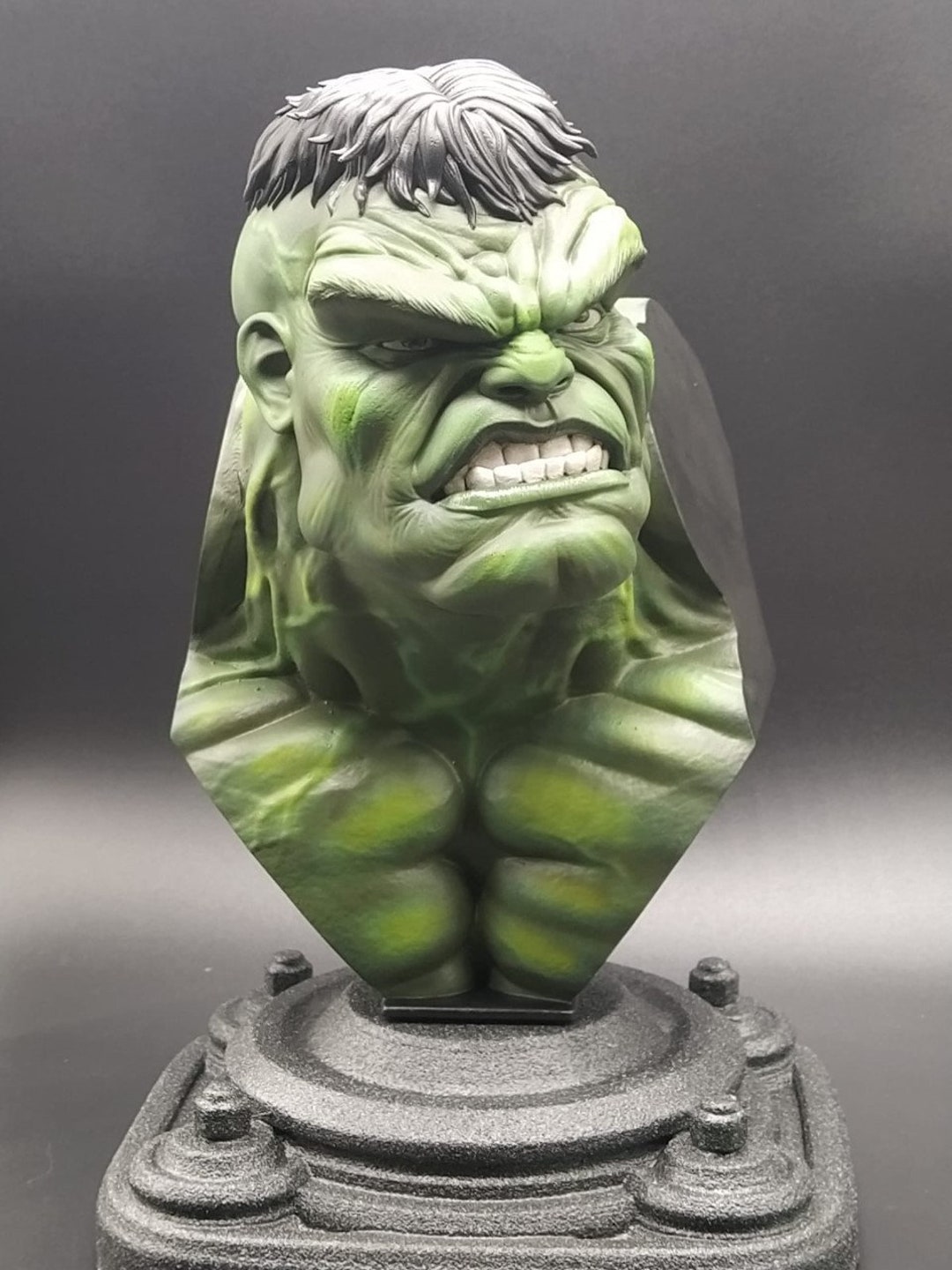 Busto Hulk Hulk Avengers Impresión 3D Resina PLA Impresión de ...
