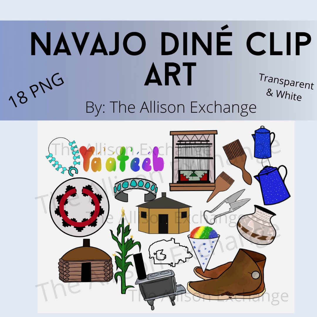 Navajo Diné Clip Art Set 1 for Teachers Homeschooling | Native American ...