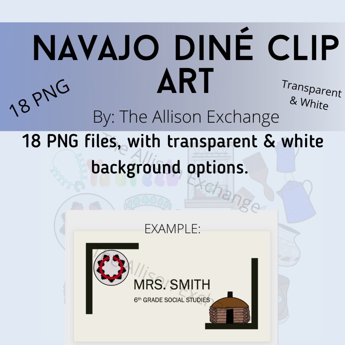 Navajo Diné Clip Art Set 1 for Teachers Homeschooling | Native American ...
