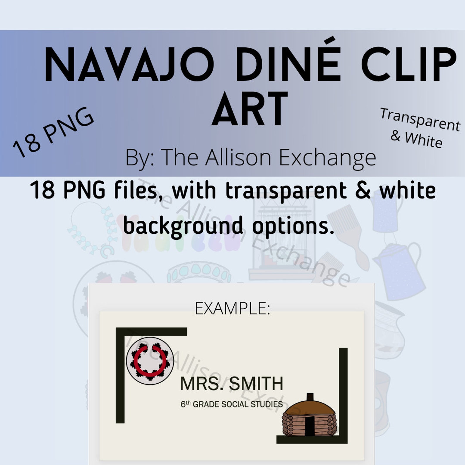 Navajo Diné Clip Art Set 1 for Teachers Homeschooling | Native American ...