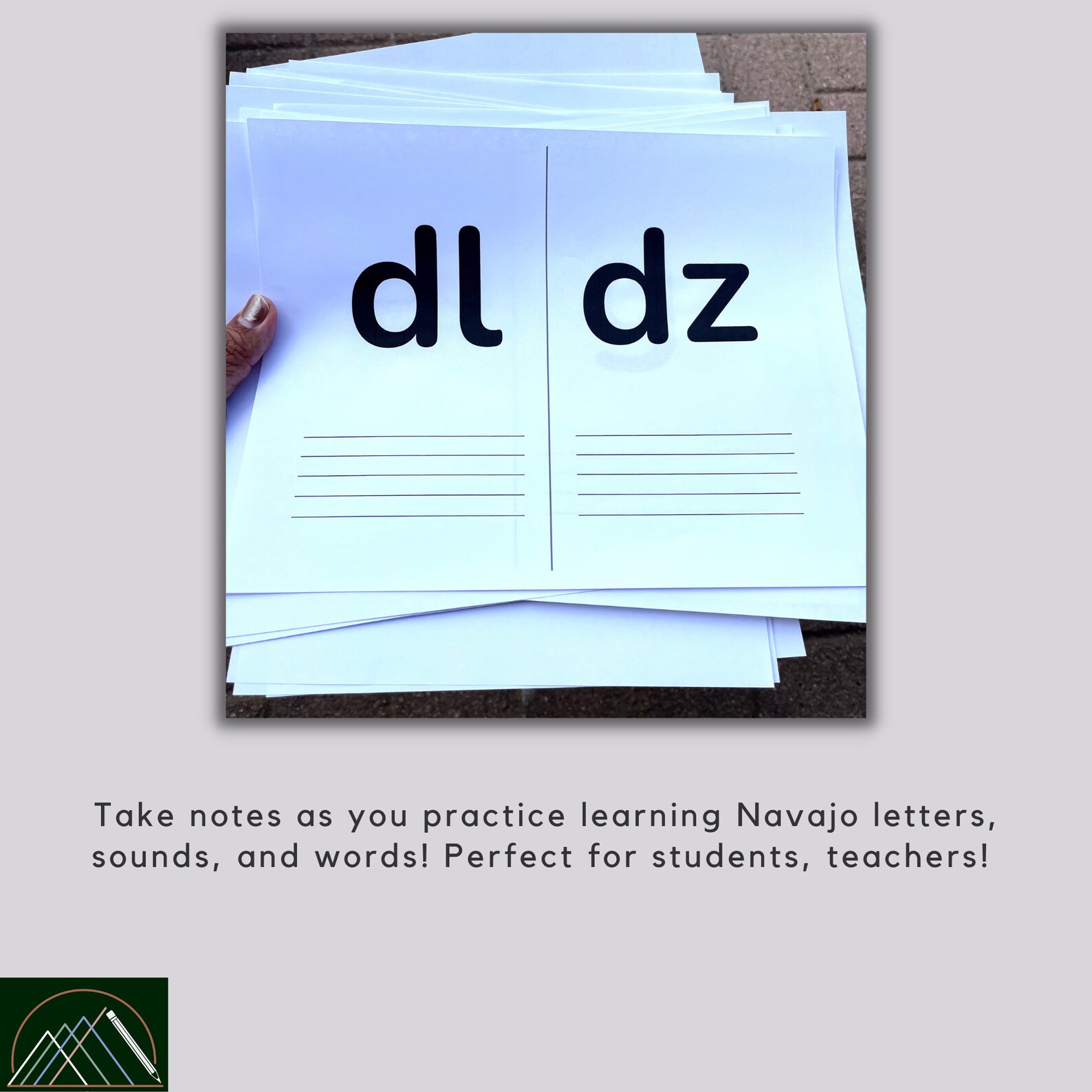 Navajo ABC Alphabet Notetaking Printable PDF Diné Bizaad - Etsy