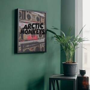 Arctic Monkeys Poster /album Cover Poster, Print Wall Art, Custom, Arctic Monkeys, Rock, Pop ...