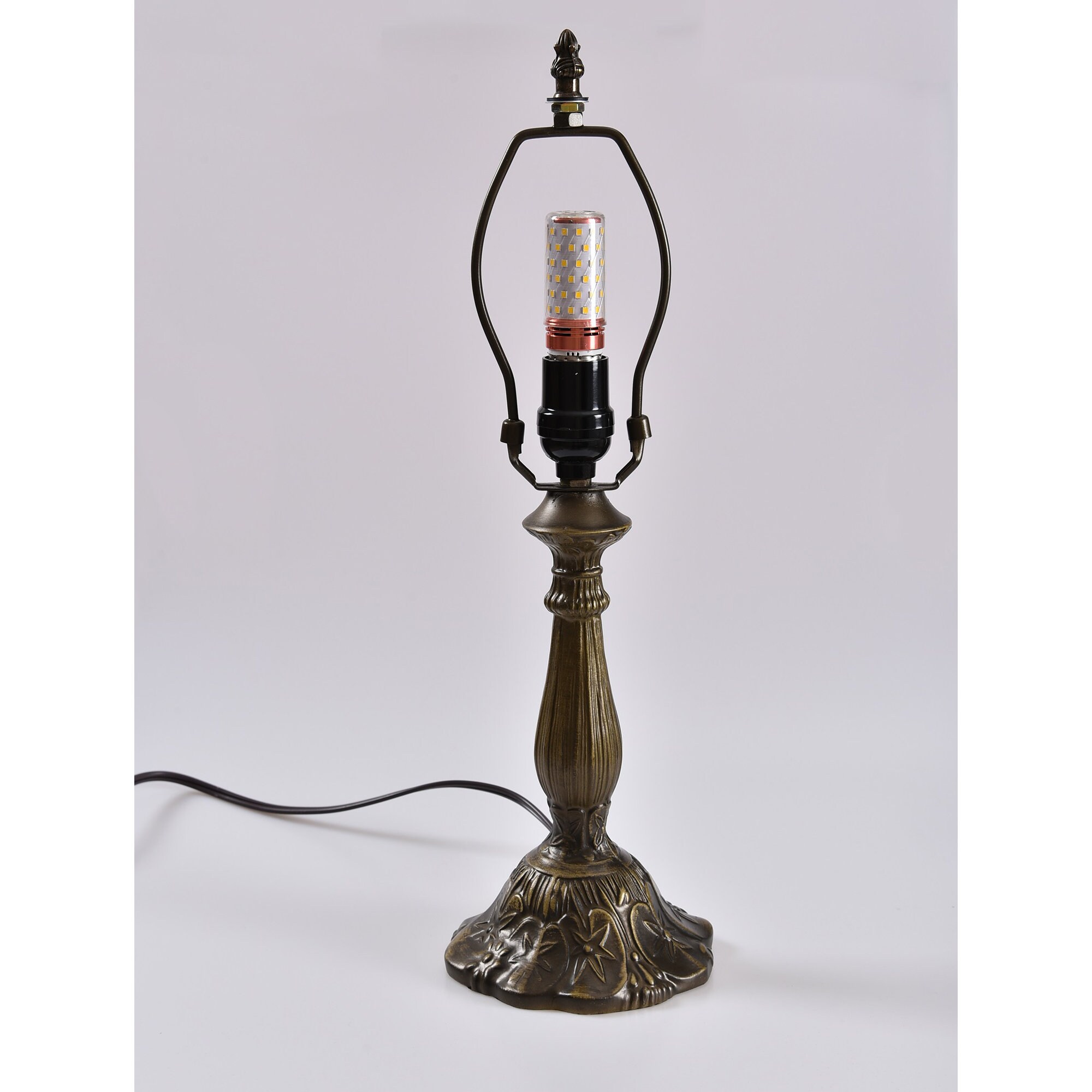 Tiffany Style Hummingbird Table Lamp Stained Glass 12 Inch Round Shade ...