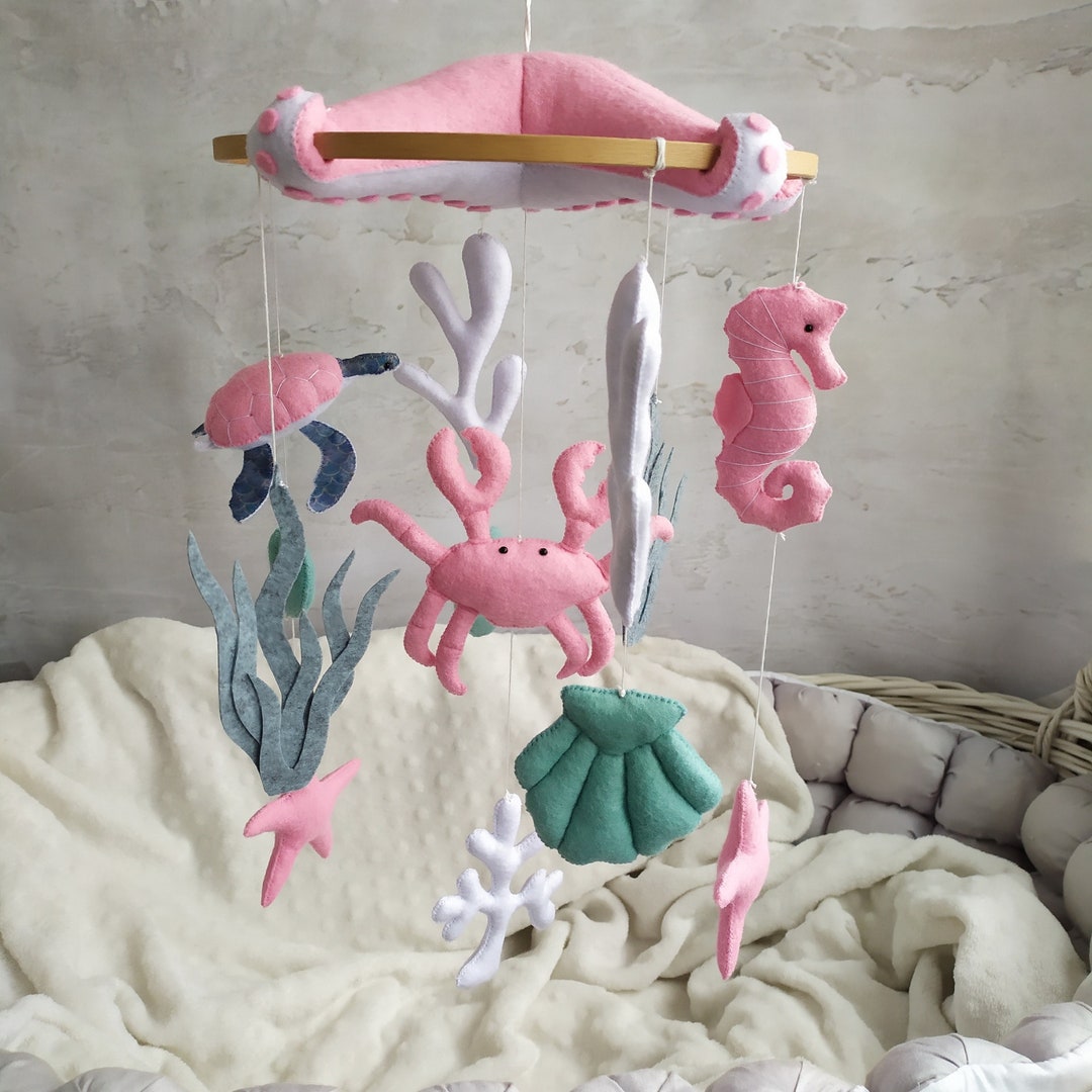 Nursery Baby Mobile,ocean Sea Baby Crib Mobile,turtle Starfish Crab ...