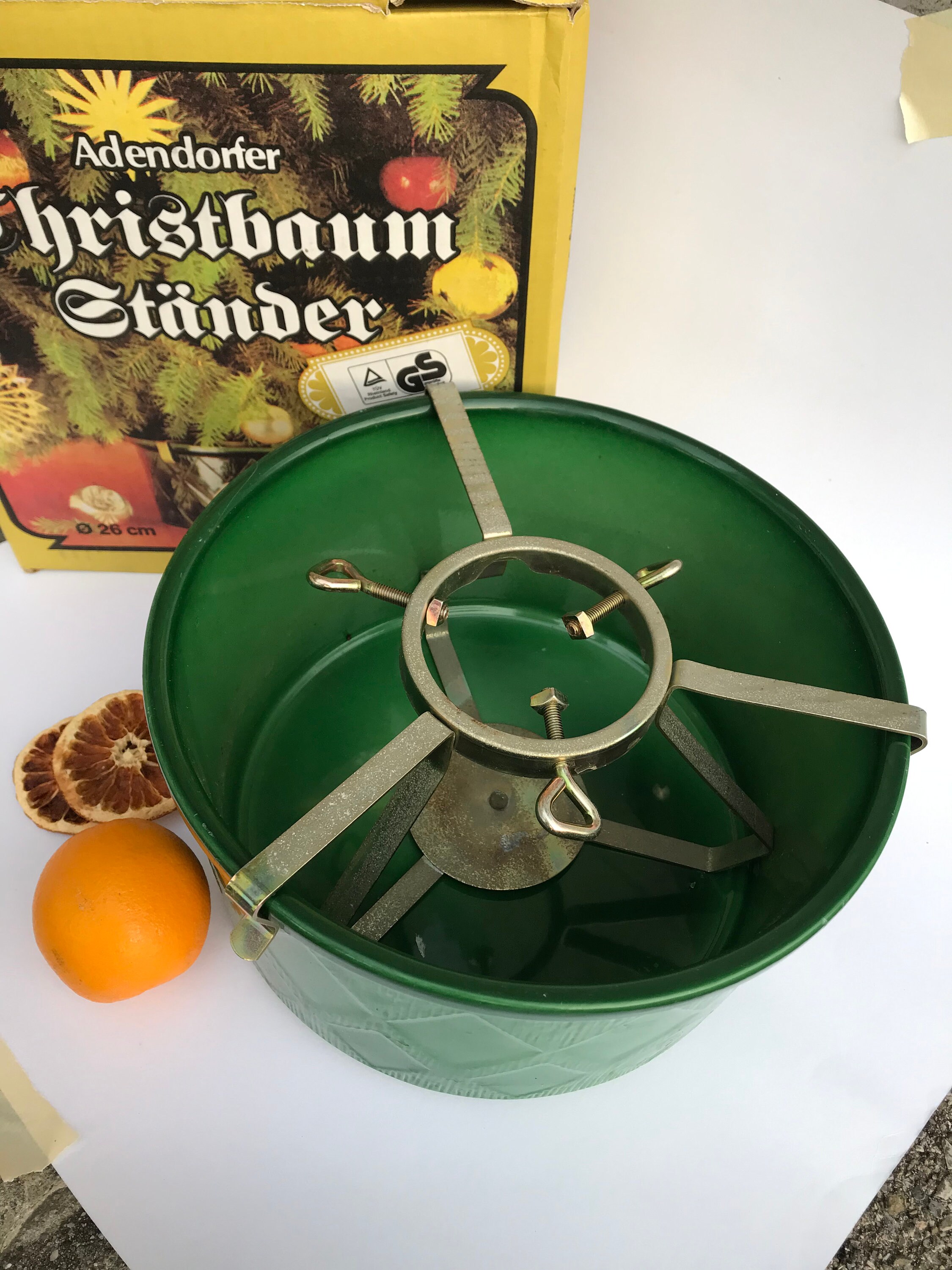 Vintage Ceramic Christmas Tree Stand West German Diamond Pattern - Etsy