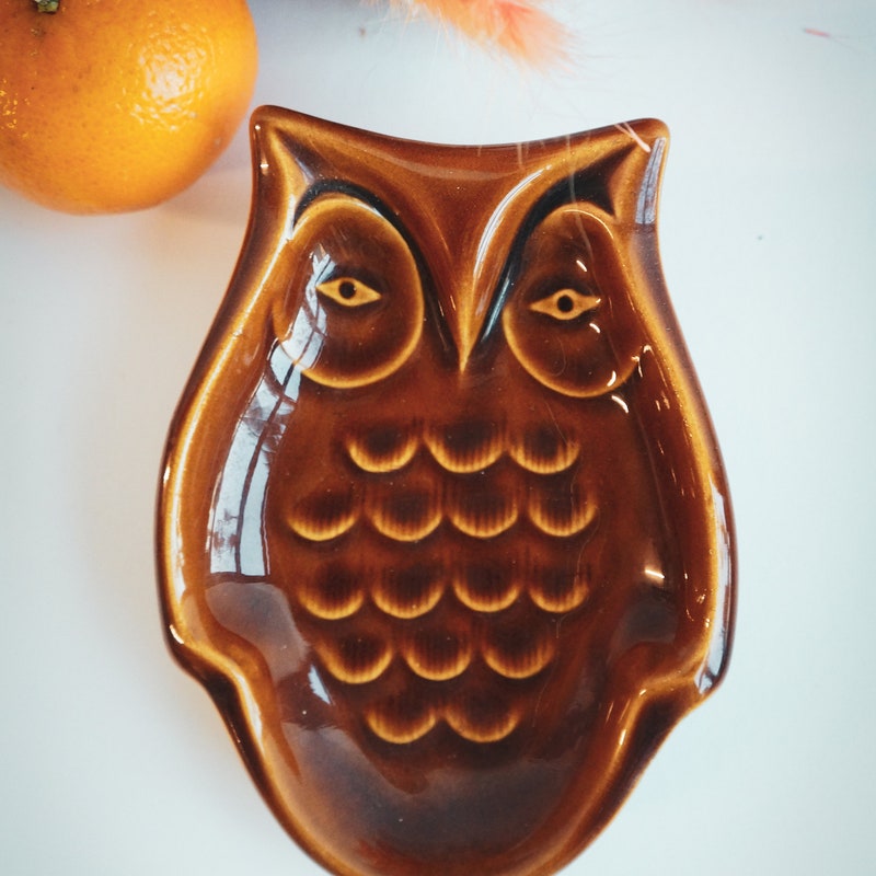 Owl Dish - Etsy