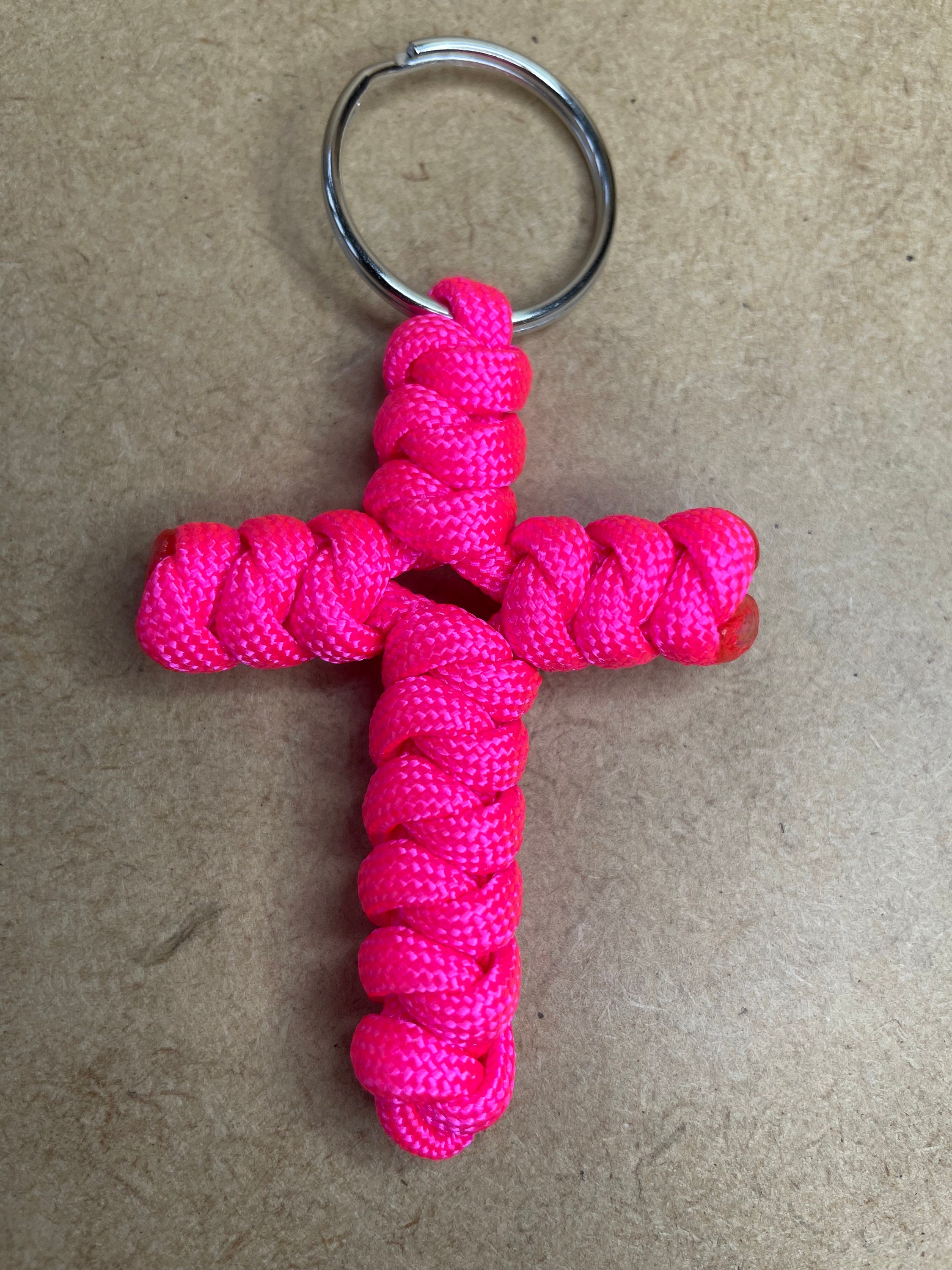 Paracord Cross Keychain Instructions