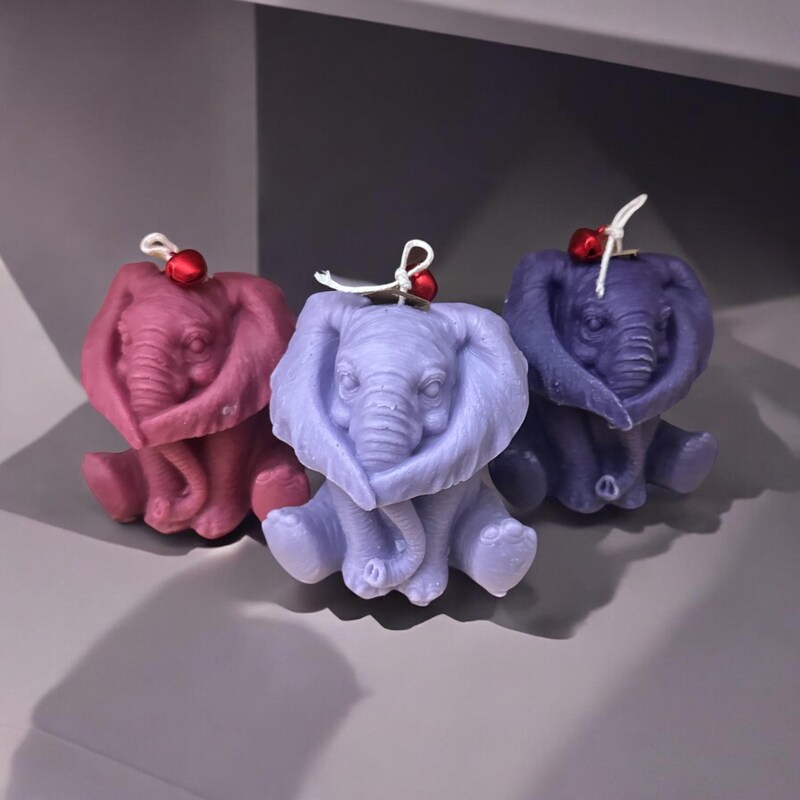 Elephant Candle - Etsy