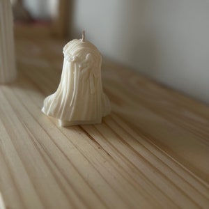 Veiled Lady Sculpture Candle | Handmade Soy Wax | Classic & Elegant ...