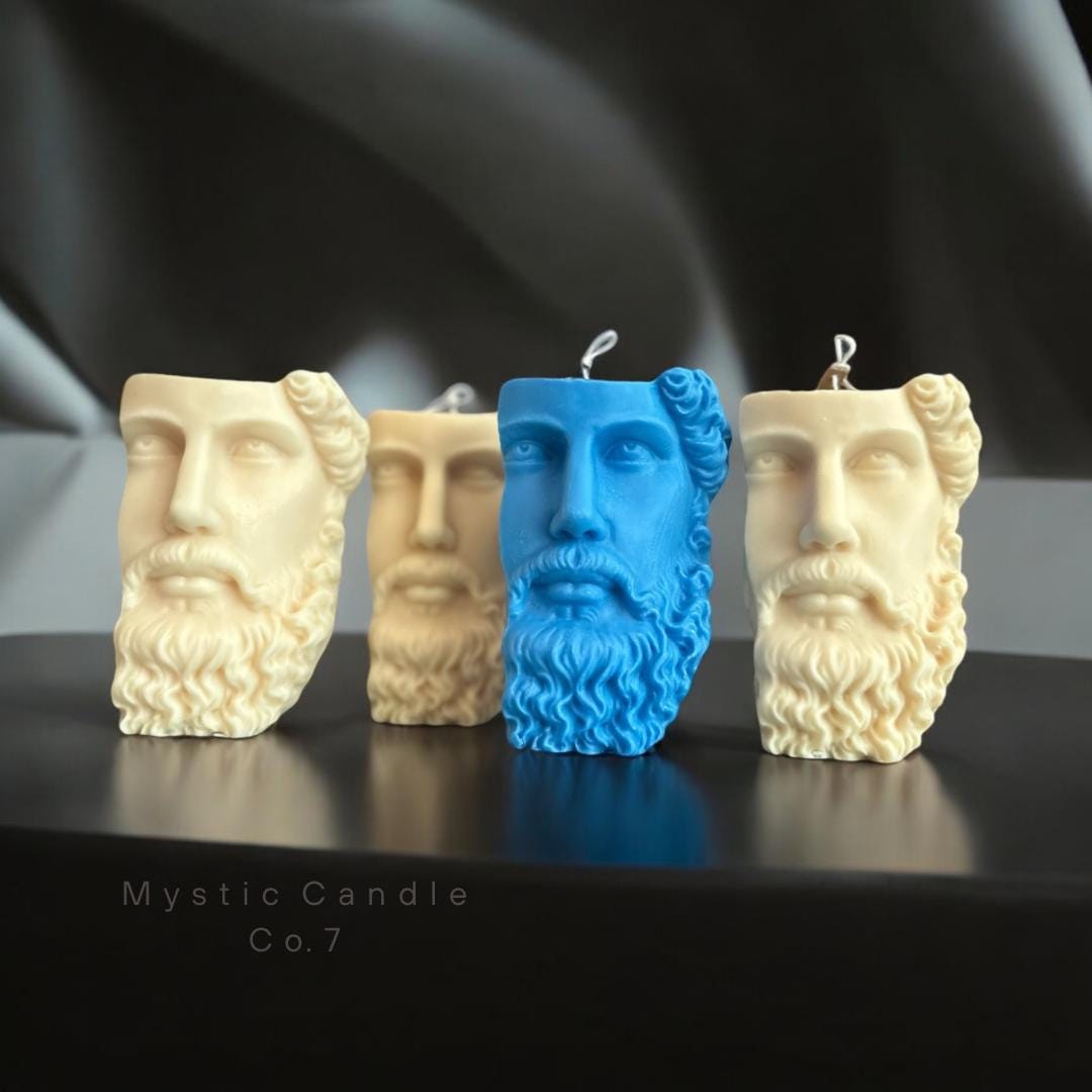 Zeus Handcrafted Candle | Greek God Soy Wax Candle | Unique Mythology ...