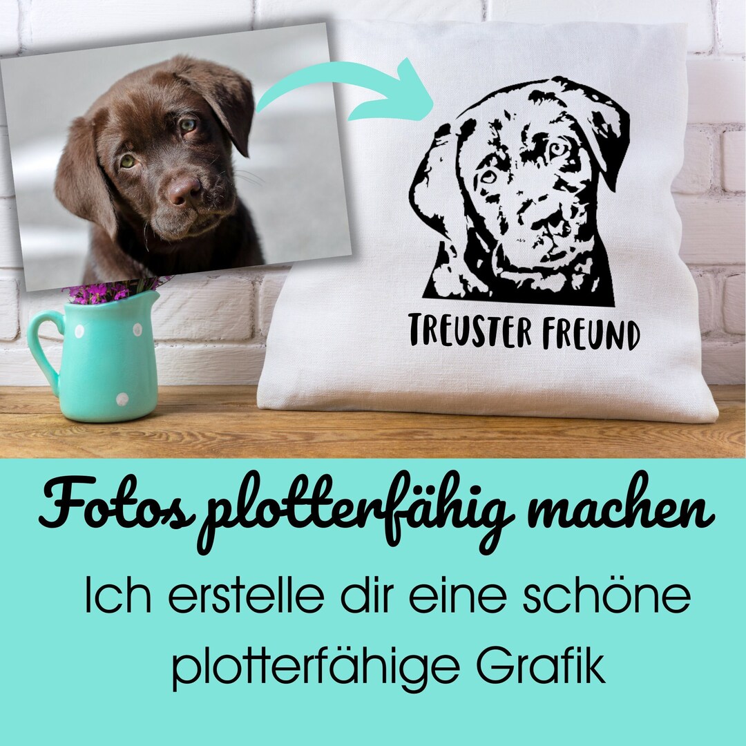 Foto als Plotterdatei umwandeln | Foto in SVG Schnittdatei | Bilder plotterfähig machen ...