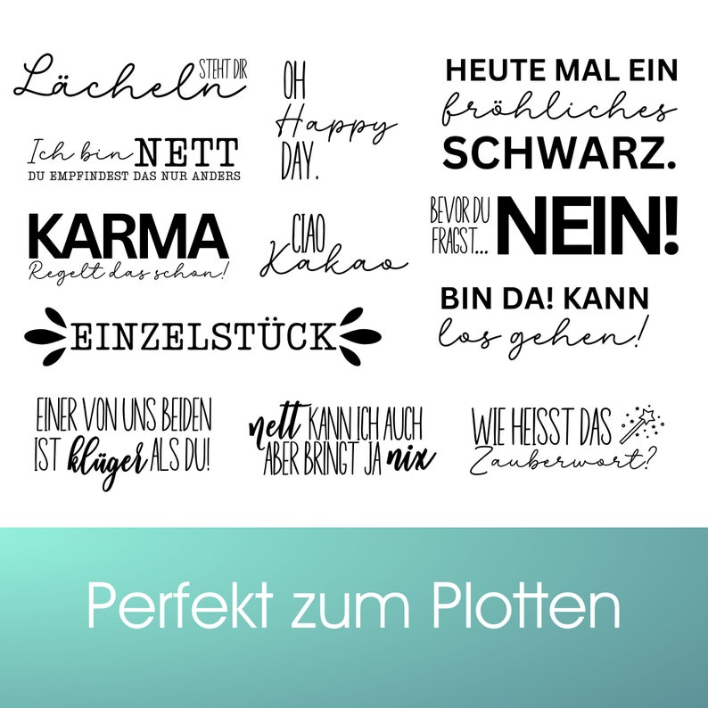 Plotterdatei LUSTIGE SPRÜCHE für Shirts png svg - Etsy Schweiz