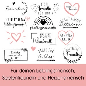 BESTE Freundin Plotterdatei svg png bundle |Freunde Plotten | Cricut ...