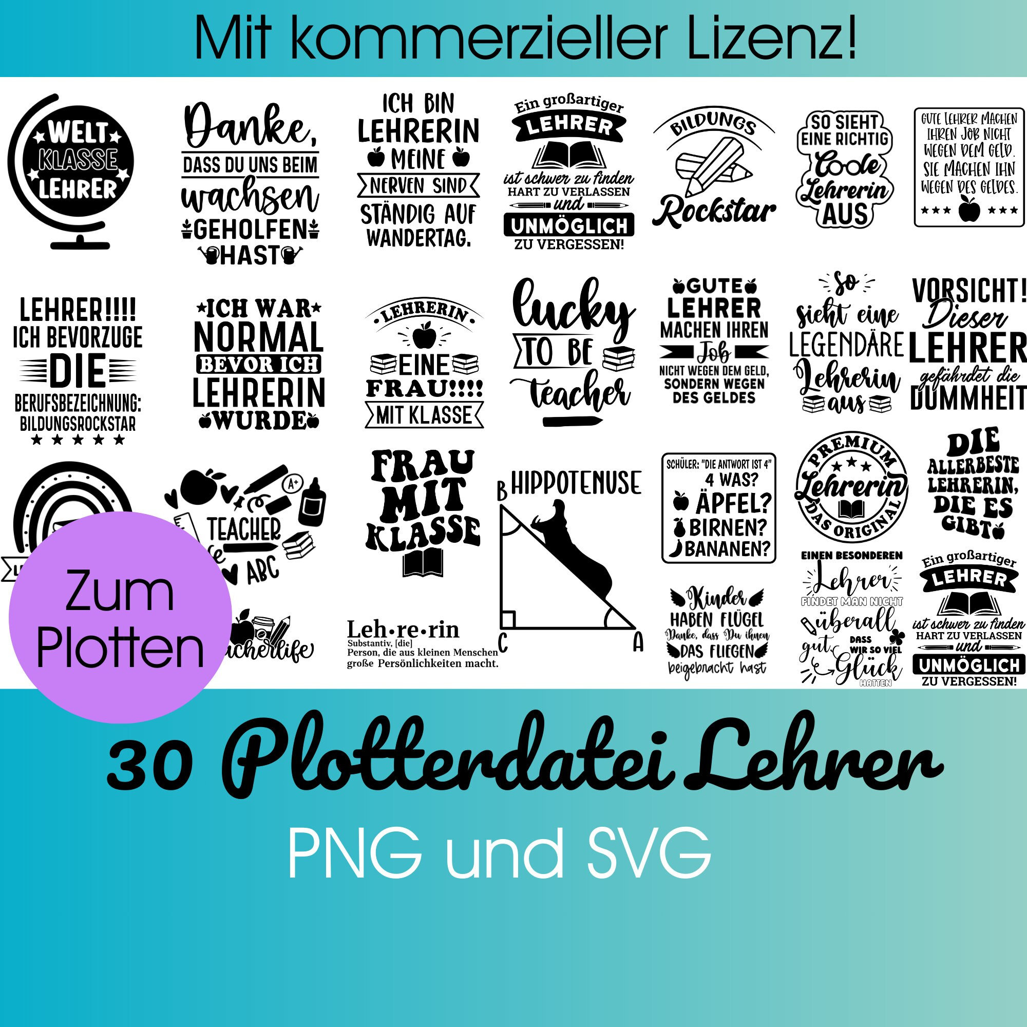 Plotterdatei LEHRER svg png Lehrer-Svg-Bundle Lehrer-Zitat-Svg Lehrer Abschied Schule-Svg Lehrer ...