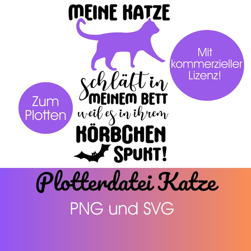 Plotterdatei katze - Etsy.de