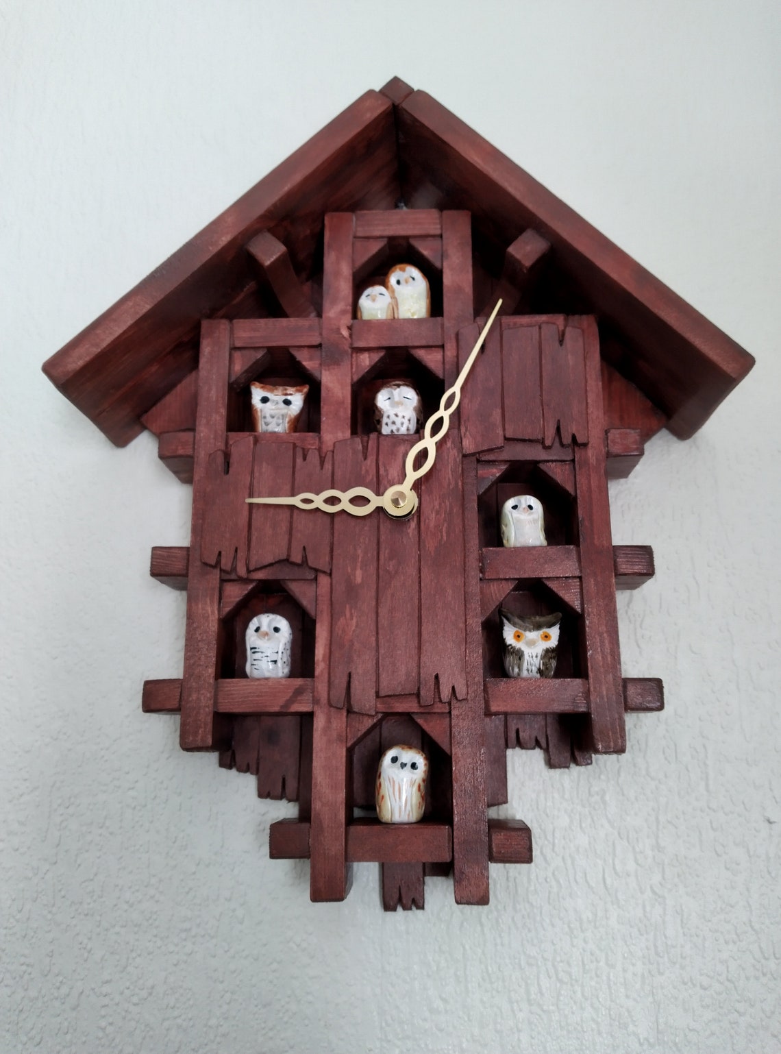 The Owlery Wall Clock | Etsy