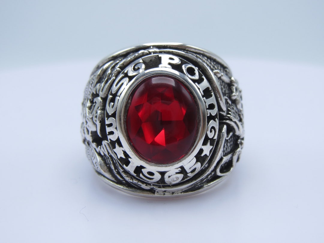 USMA , Military Ring , 1965 , Military , School , Class Ring ...