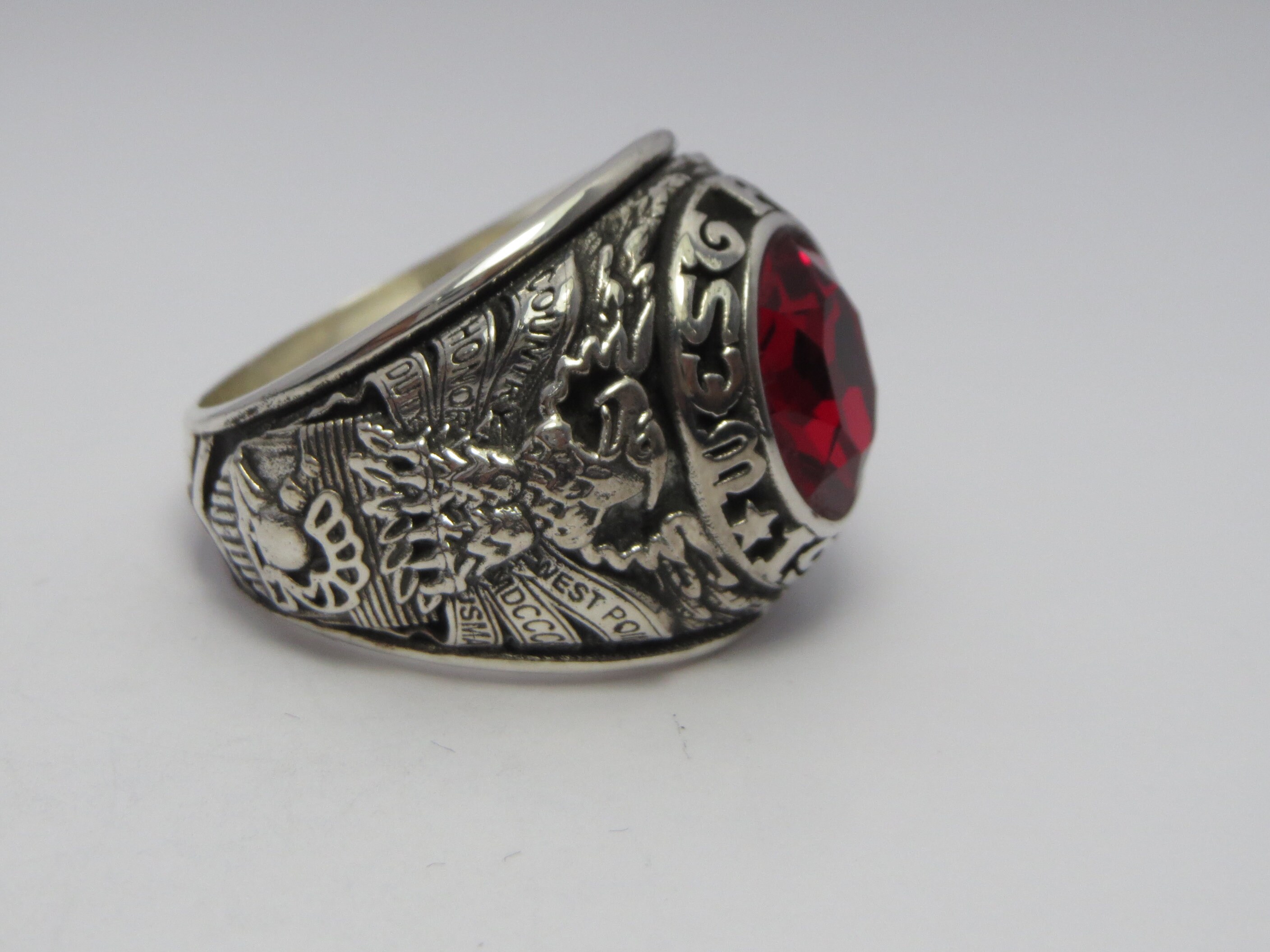 One Ring- Custommade Ring , in USA , Silver 925 RING , USMA , Military ...