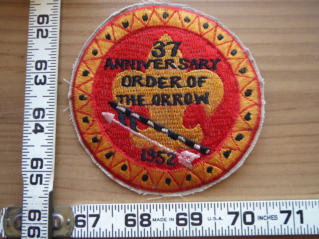 Patch , BSA , Boy Scouts of America , 37th Anniversay , Sold as is ...