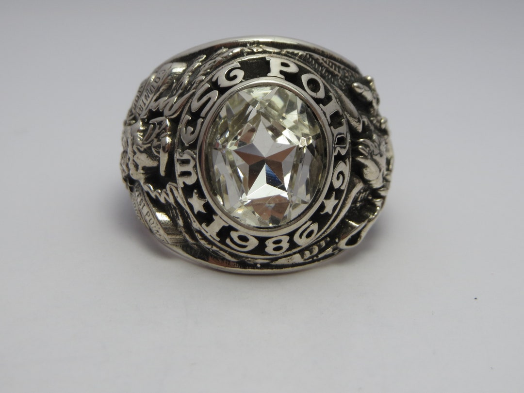 Custommade Ring , in USA , Silver 925 RING , USMA , Military Academy ...