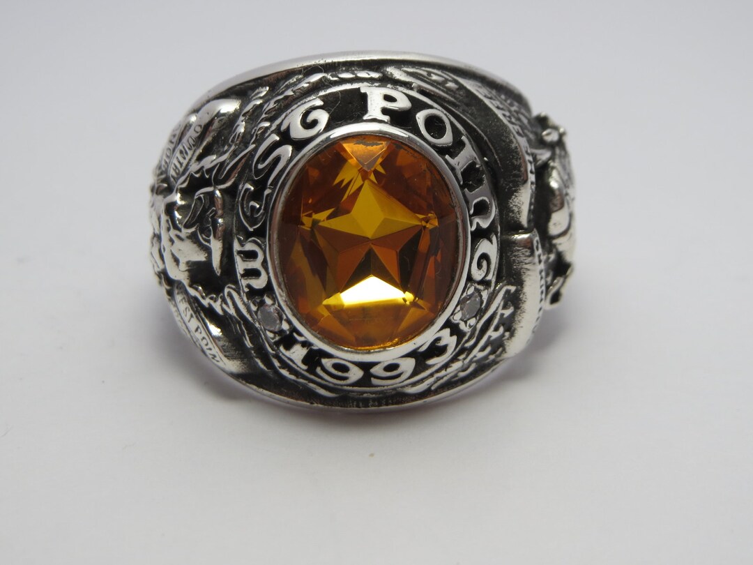 Personalized Ring , in USA , Silver 925 , RING , New , USMA , Military ...