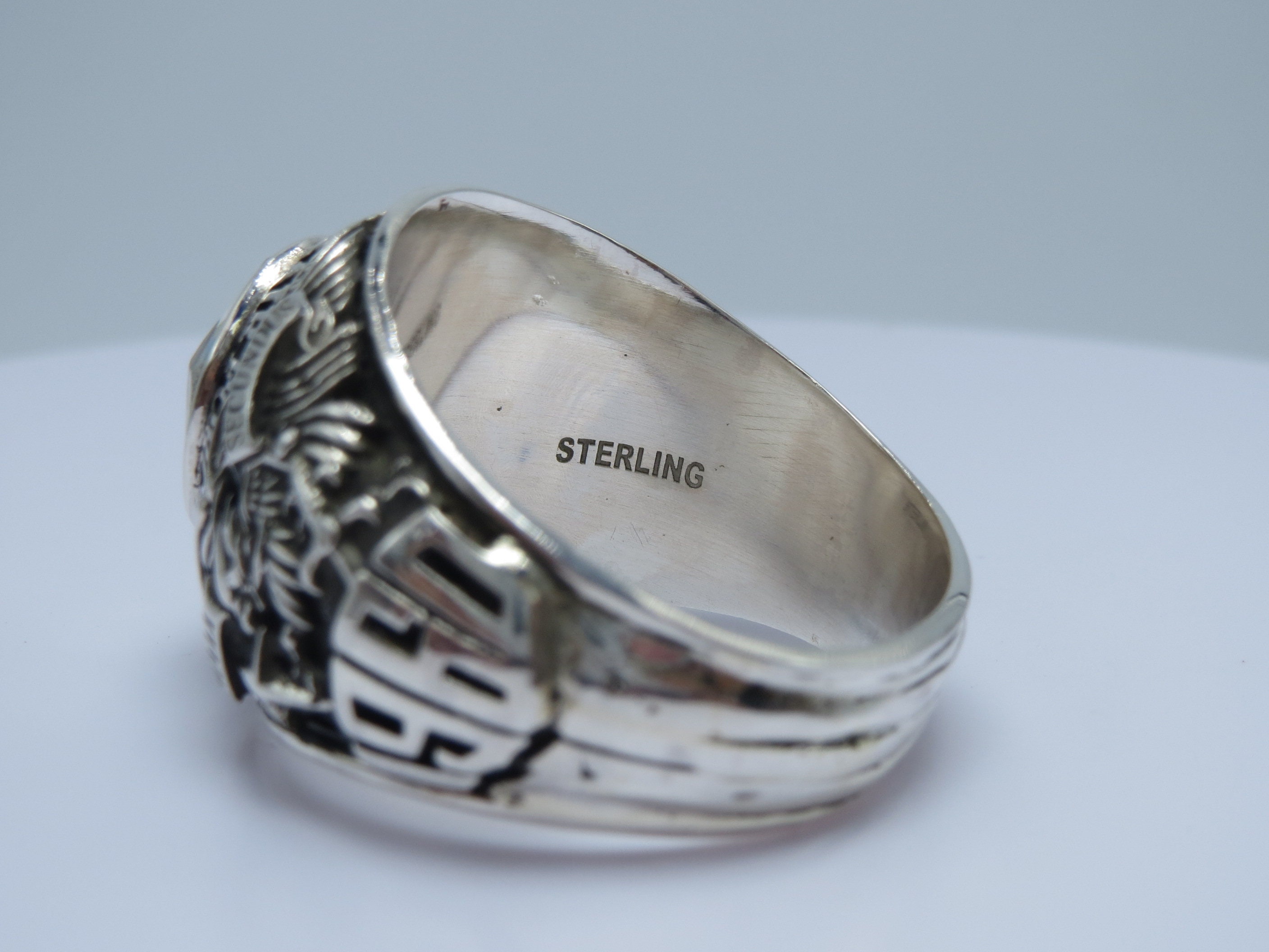 CustomMade Ring in USA silver 925 USAF us air force | Etsy