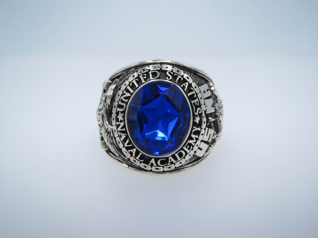 Custom Made Ring , Silver 925 , 1962 , Naval Ring , Class , New ...