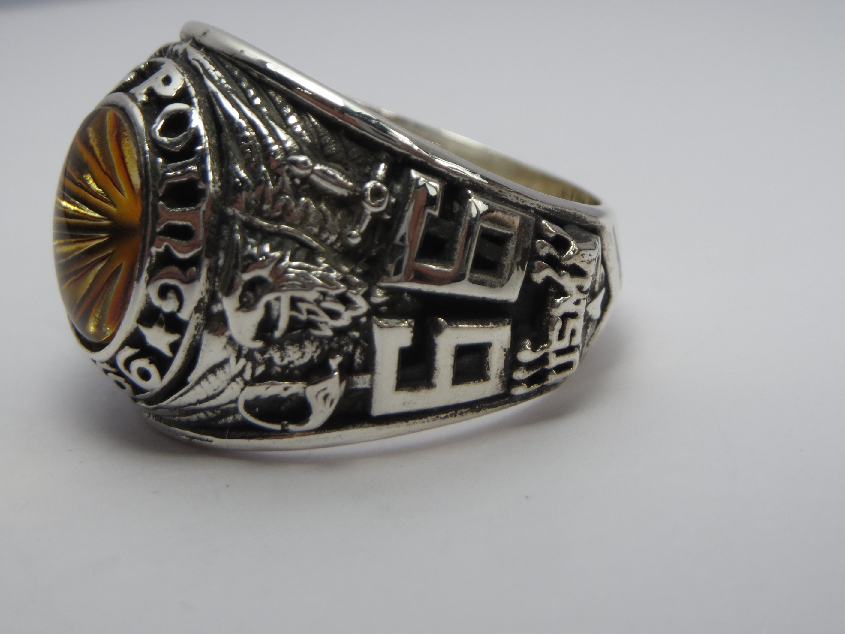 Custommade Ring , in USA , Silver 925 RING , USMA , Military Academy ...