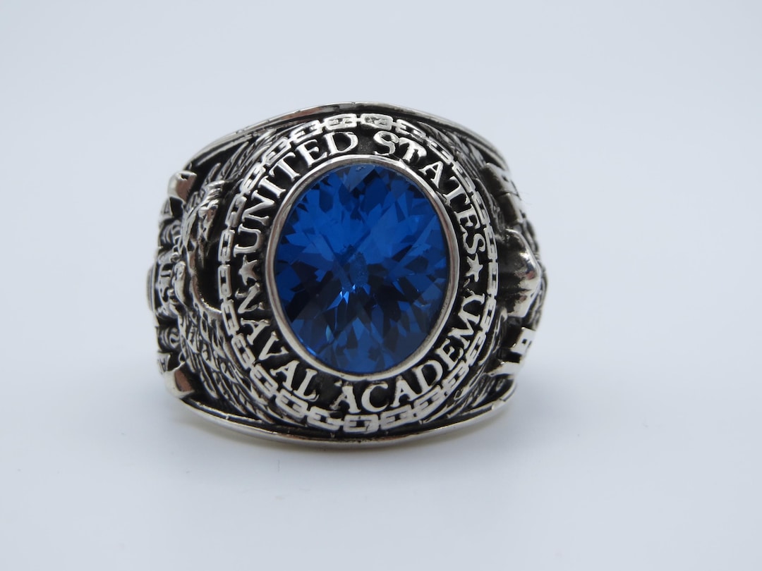 L371 , RING , Solid Silver 925 Ring , Usna 1979 , US SIZE: 8.75 . Great ...