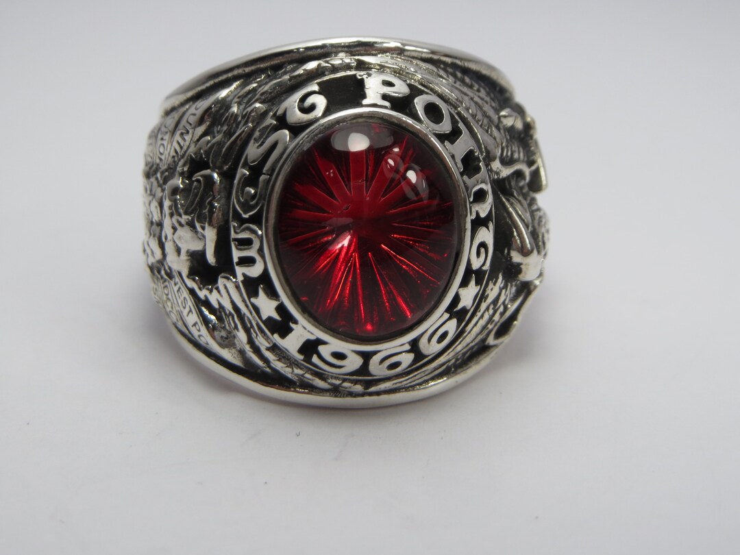 Custommade Ring , in USA , Silver 925 RING , USMA , Military Academy ...
