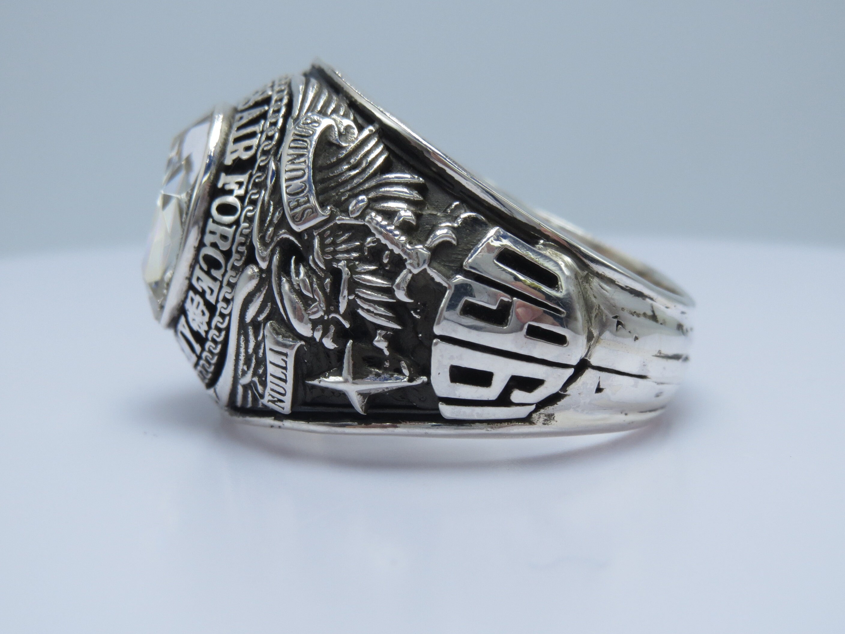 CustomMade Ring in USA silver 925 USAF us air force | Etsy