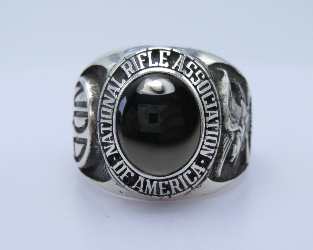 Personalized Ring , in USA , Silver 925 , RING , New , NRA Ring of ...