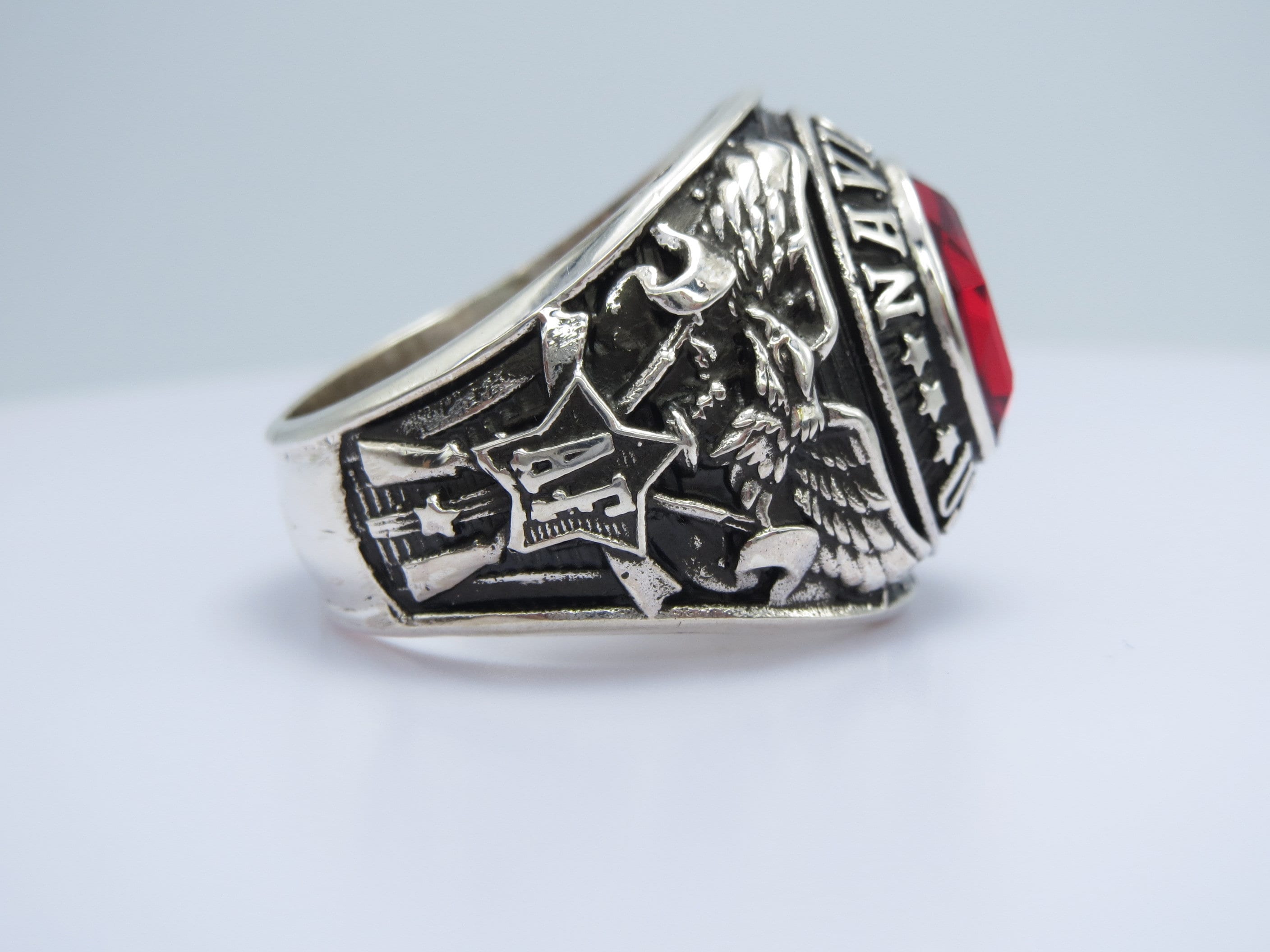 Custom Made Ring in USA Silver 925 New 1972 USAF - Etsy UK