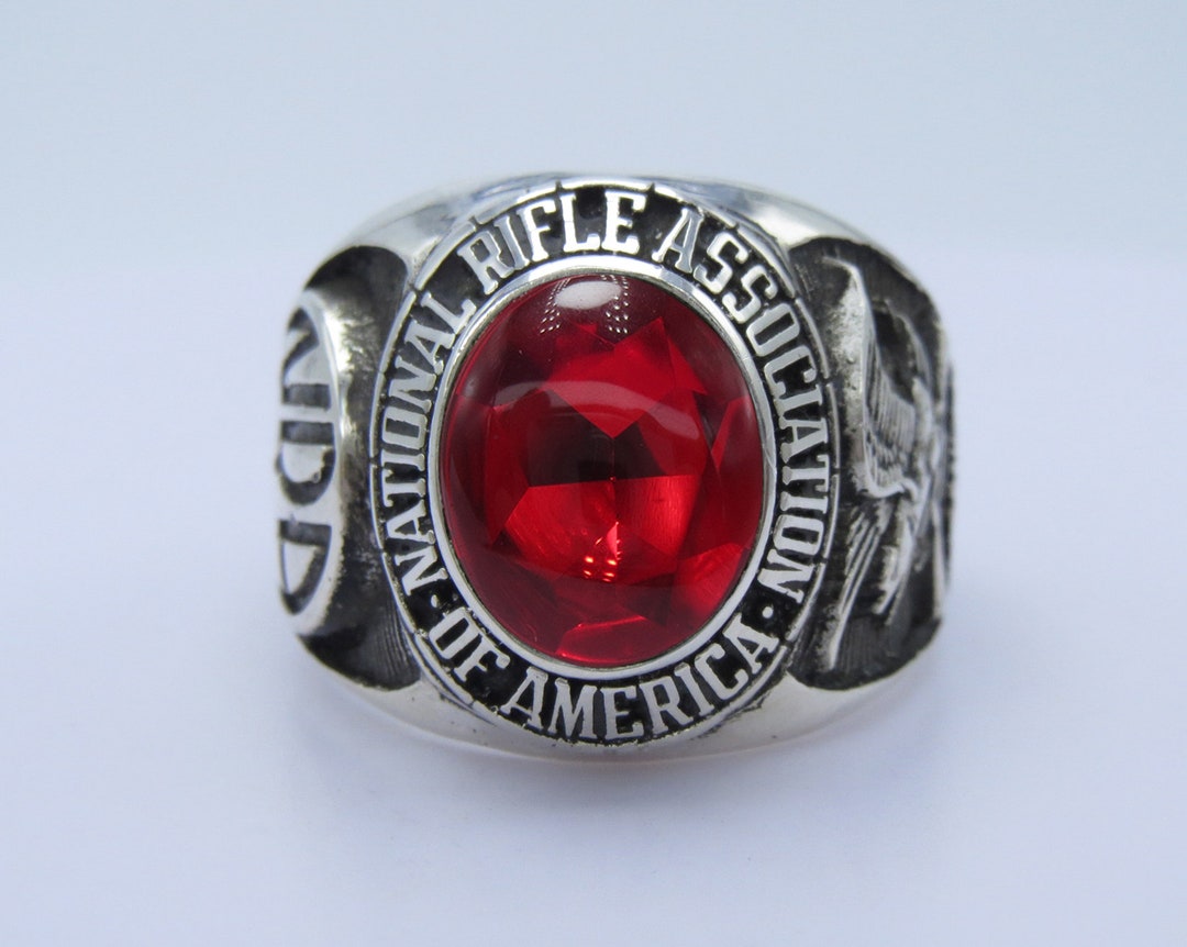 Personalized Ring , in USA , Silver 925 , RING , New , NRA Ring of ...