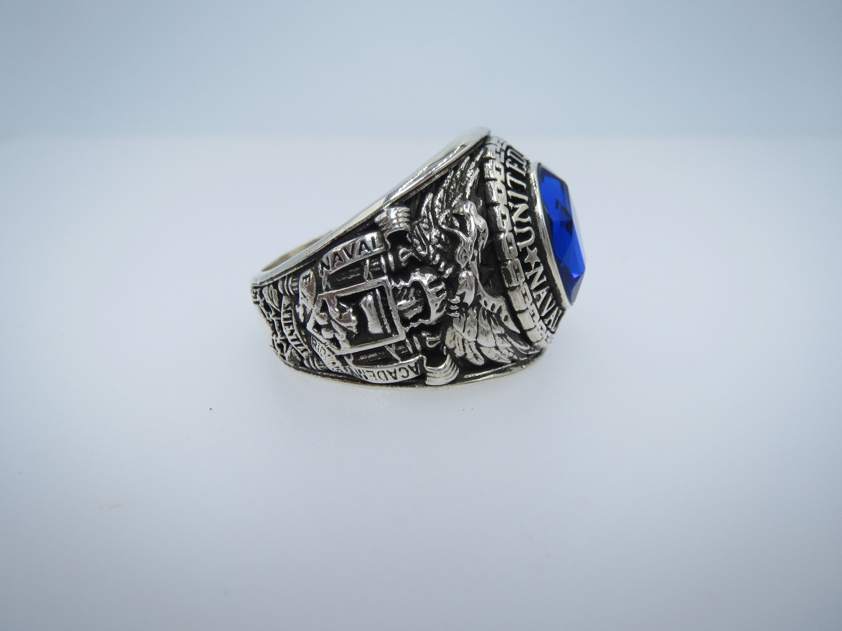 Custom Made Ring , Silver 925 , 1962 , Naval Ring , Class , New ...