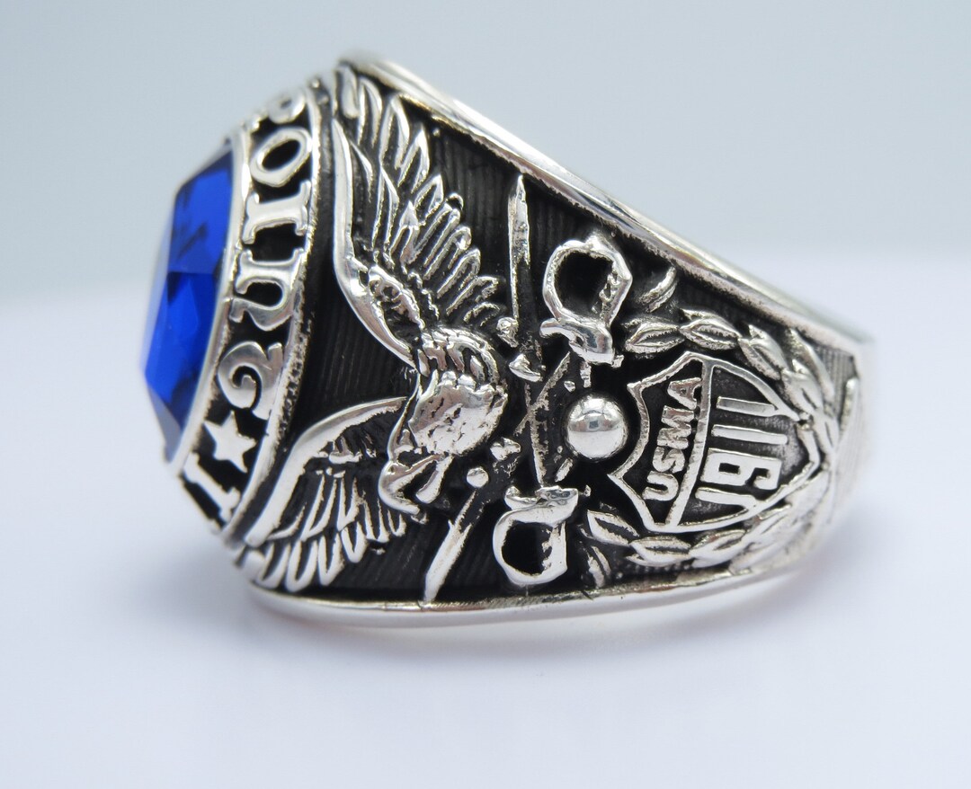 Personalized Ring , in USA , Silver 925 , RING , New , USMA , Military ...