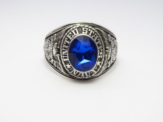 Personalized Military Rings Navy Rings - ( U.S. Navy Rings ) Military ...