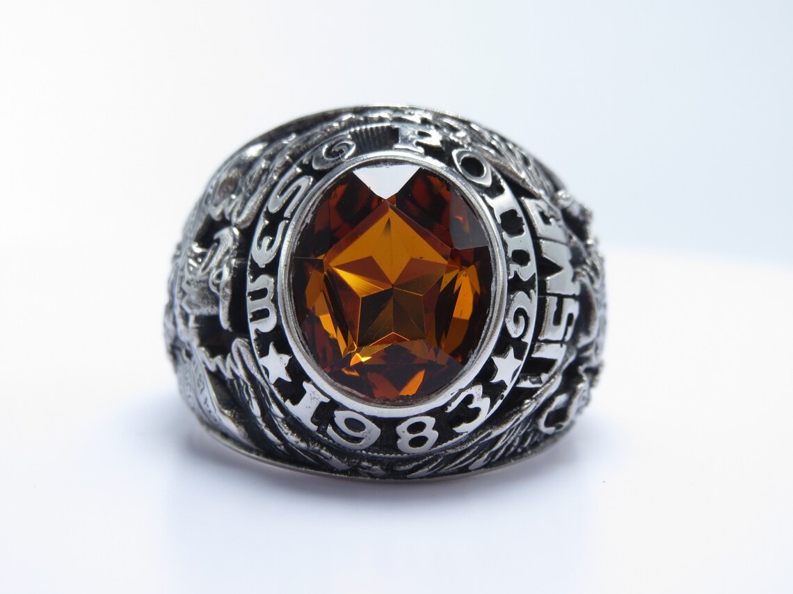 USMA Military Academy West point Ring 1983 military | Etsy