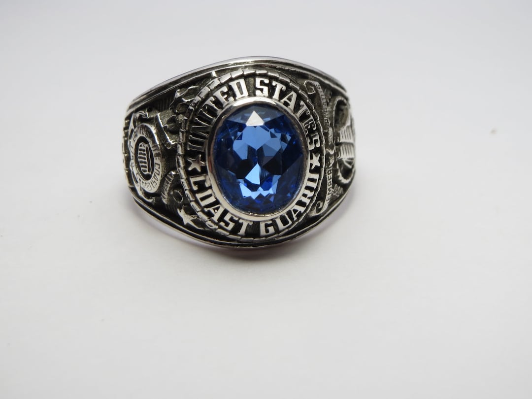 Personalized Ring , Handcrafted Ring , in USA , Us Coast Guard RING ...